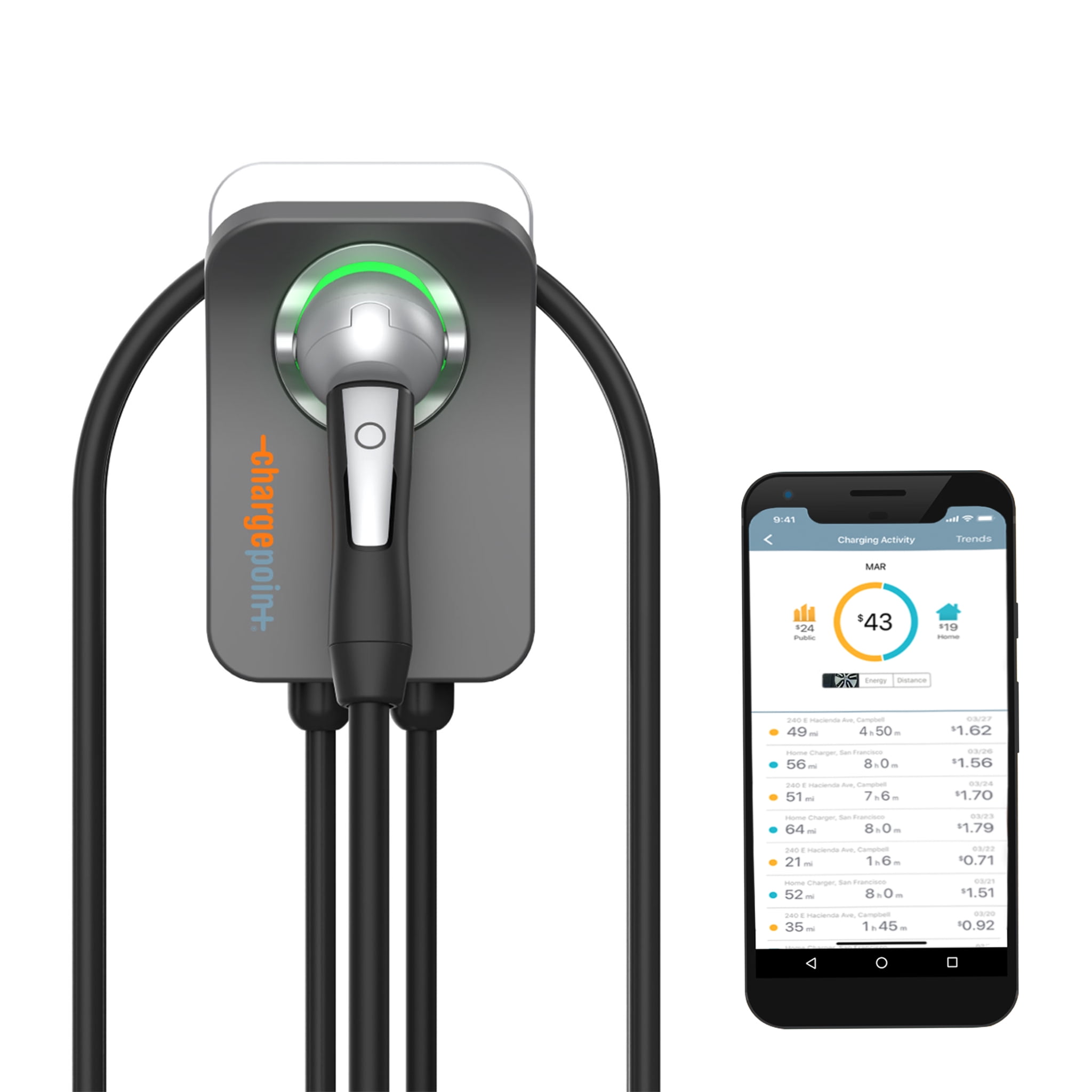 ChargePoint Home Flex Level 2 EV Charging Station NACS, NEMA 14-50 ...