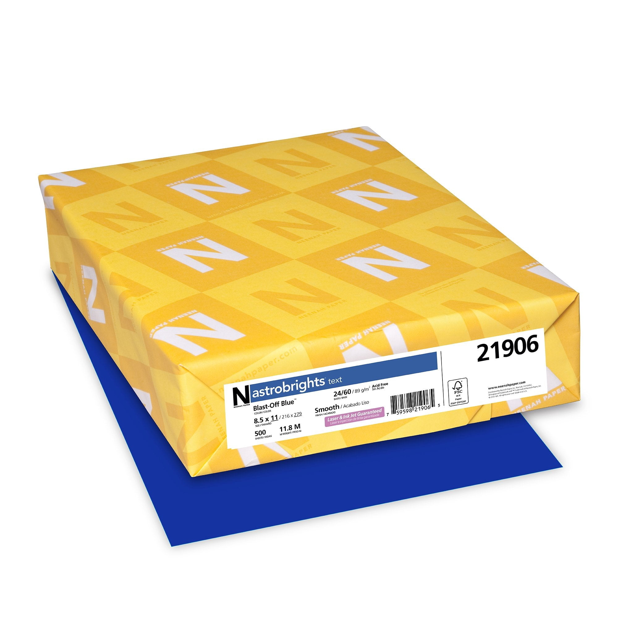 Neenah Astrobrights Color Writing Paper, Letter 8.5 x 11 Inches, 24 lb ...