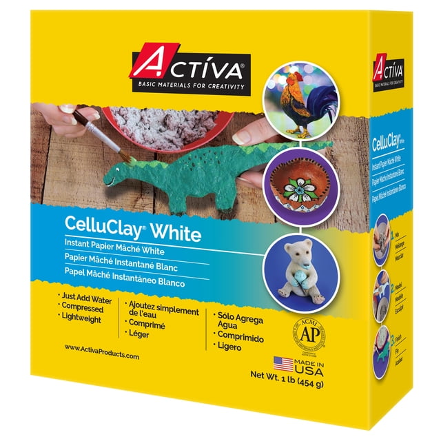 ACTÍVA CelluClay Instant Paper Mache, 1 lb - Walmart.ca