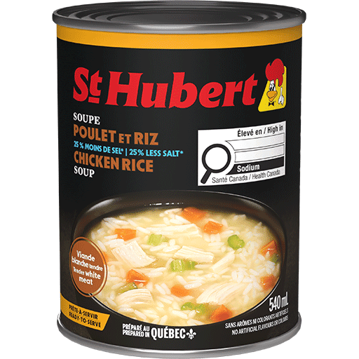 St-Hubert Chicken and Rice, Less salt , Soup - Walmart.ca