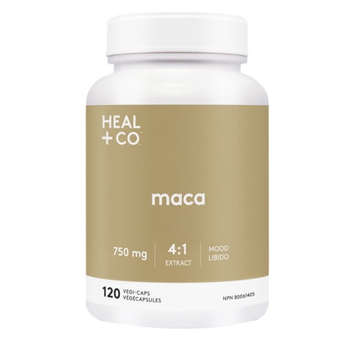 Heal + Co. Maca (4:1),750mg,120 VegCaps - Walmart.ca
