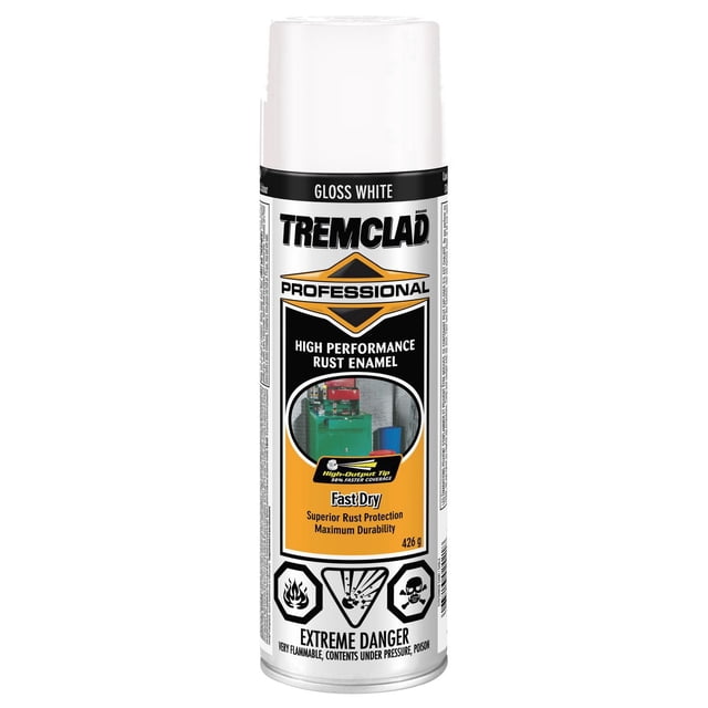 Tremclad Spray Paint, Rust Protection, White, 340 g Aerosol - Walmart.ca