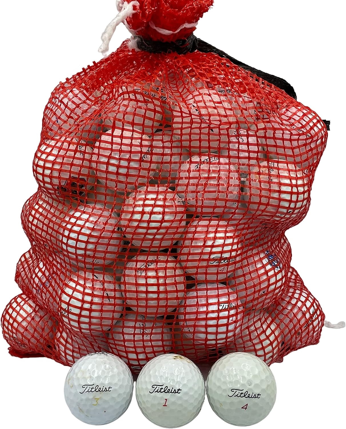 Golf Ball Planet - 72 Recycled Golf Balls for Titleist in Mesh Bag 3A ...