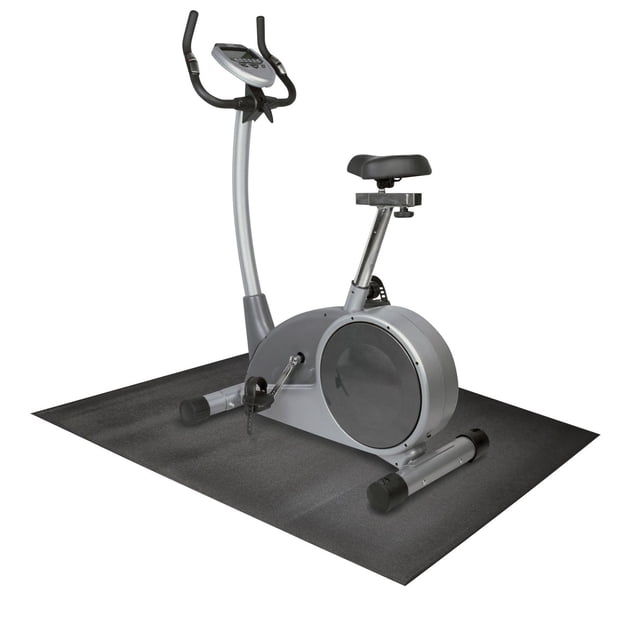 Iron Body Fitness IBF 4 ft. Heavy-Duty Floor Mat for Bikes & Exercise ...