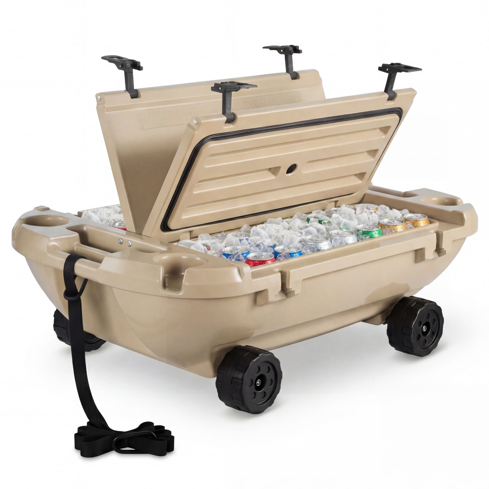 VEVOR Floating Cooler, 40 QT Floating Ice Chest with Dry Storage ...