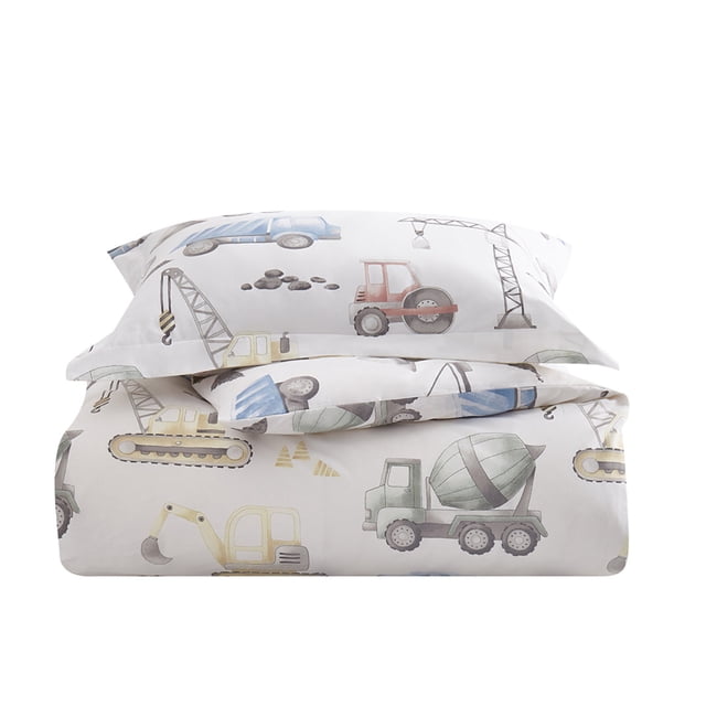 100% Organic Cotton Duvet Cover Set - Unisex Design for Kids Boys and ...