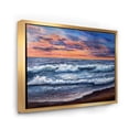 Designart Sunset Over The Blue Ocean II FLOAT FRAME WALL ART - Walmart.ca