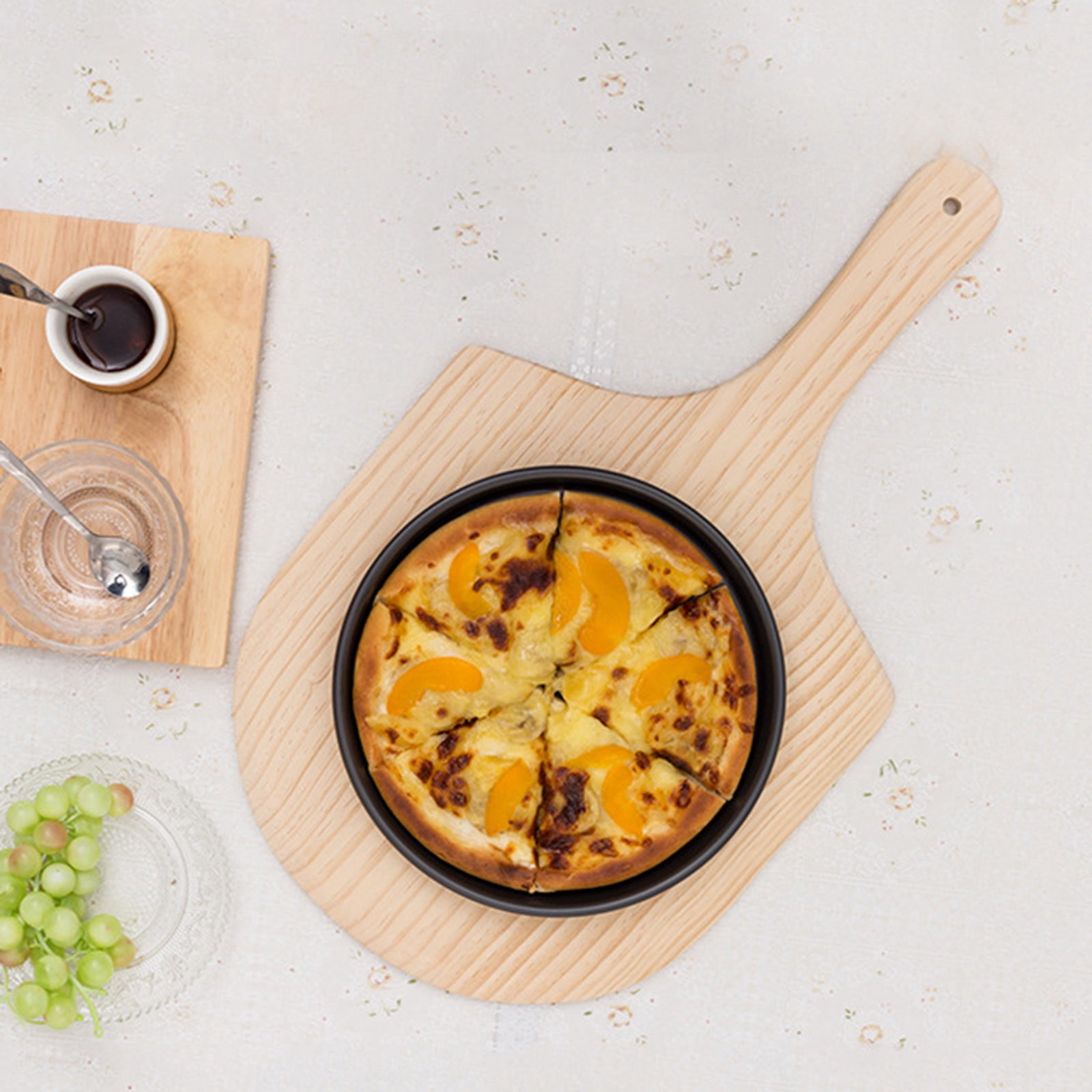 Spatule et Pelable à Pizza en Bois avec Crochet de Suspension pour la ...