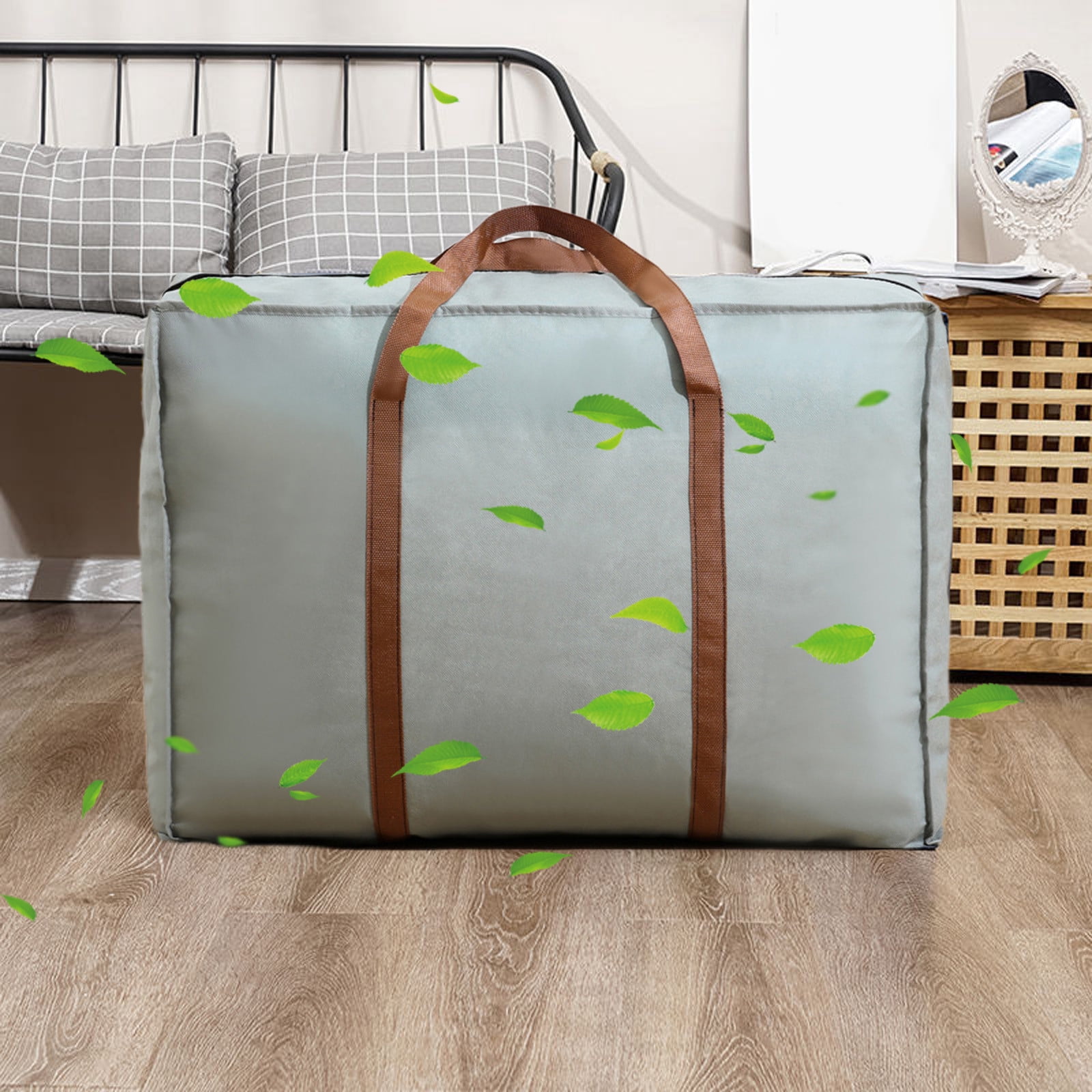 ZZkhGO Folding Luggage Bag, Big Capacity Travel Storage Zipper, Non ...