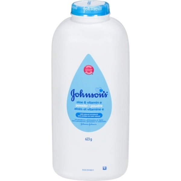 Johnson & Johnson Cornstarch Baby Powder With Aloe Vera & Vitamin E ...