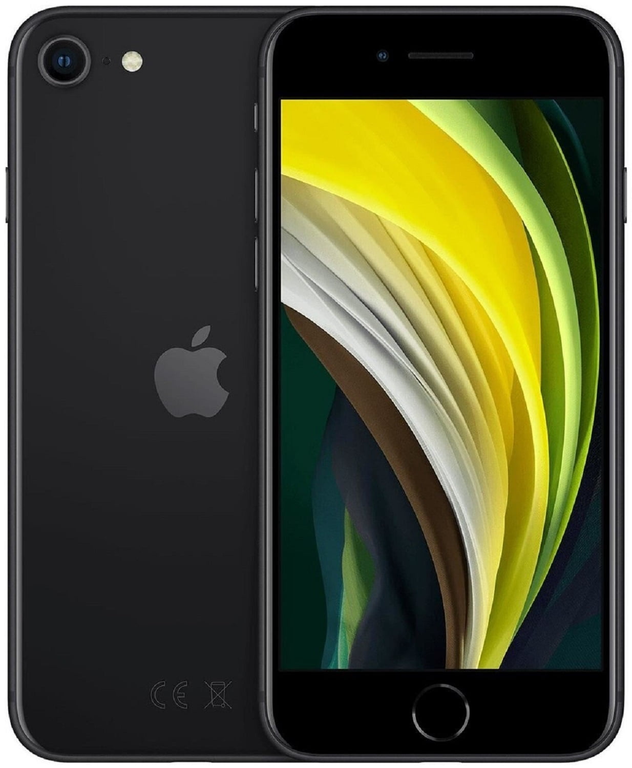 Restored Apple iPhone SE 2nd Gen (2020) - 64GB – Black – 12MP Rear ...