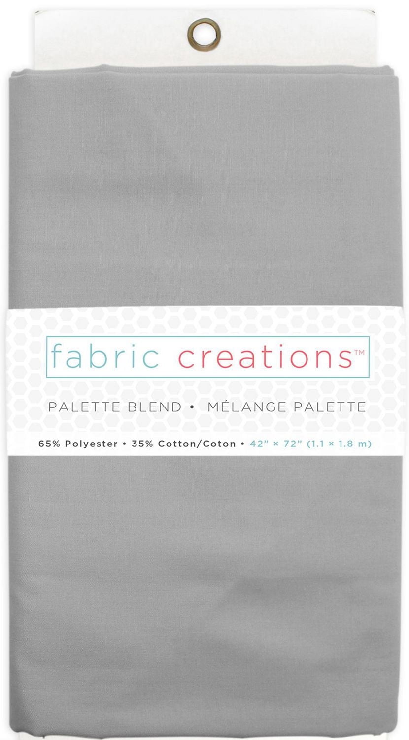 FABRIC CREATIONS Polycotton 65/35 Pre-cut Fabric, Gray - Walmart.ca