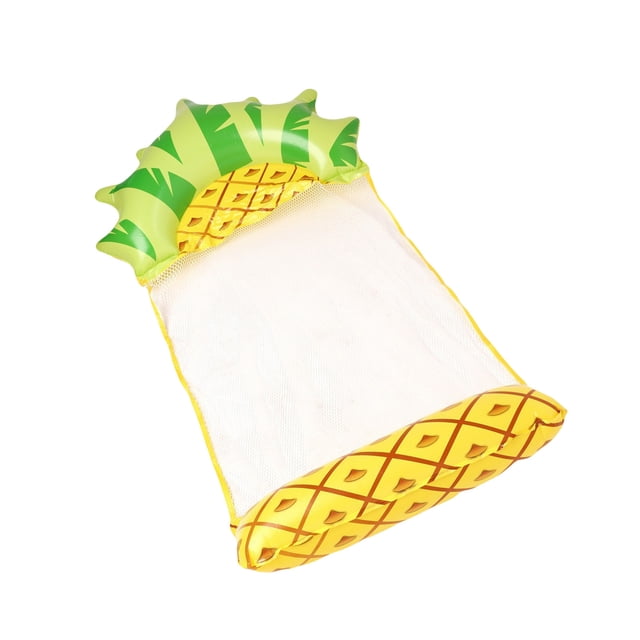 Chaise-lit Flottante Gonflable Ananas pour Adultes, Tapis Flottant d ...
