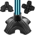 SupreGear 3/4" Heavy-Duty Quad Cane Tip, Non-Slip Rubber Replacement ...