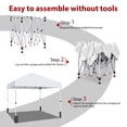 AKDSteel 10x10 Pop Up Canopy, Outdoor Canopy Tent, Heavy Duty Instant ...