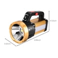 Super Bright Portable Camping Spotlight with COB Light & Tripod - 6 ...