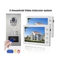 2/3/4 Unit Multi Apartments Intercom Video Doorbell With RFID Card ...
