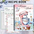 Durable Spiral Recipe Notebook, Blank Recipe Book to Write in Make Your ...