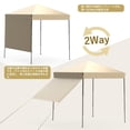 Folding Pop-Up Gazebo Tent 2.5x2.5m for Patio & Camping - Quick Setup ...