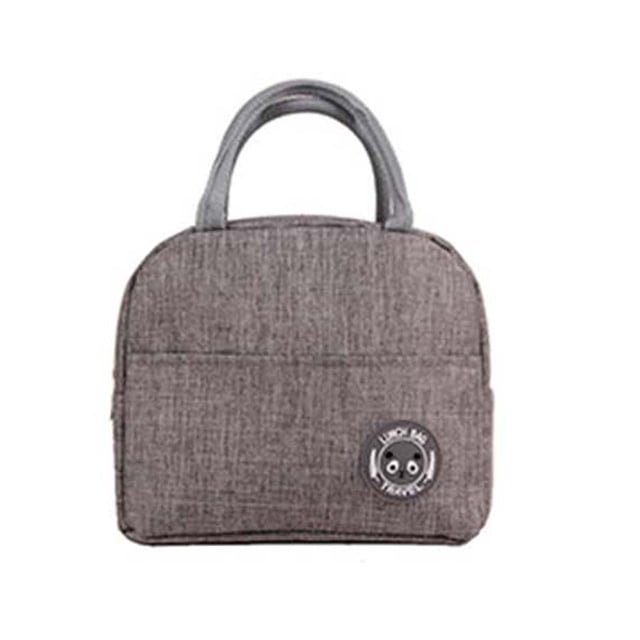 Insulated Lunch Bag Fresh Cooler Bags Waterproof Handbag Portable ...
