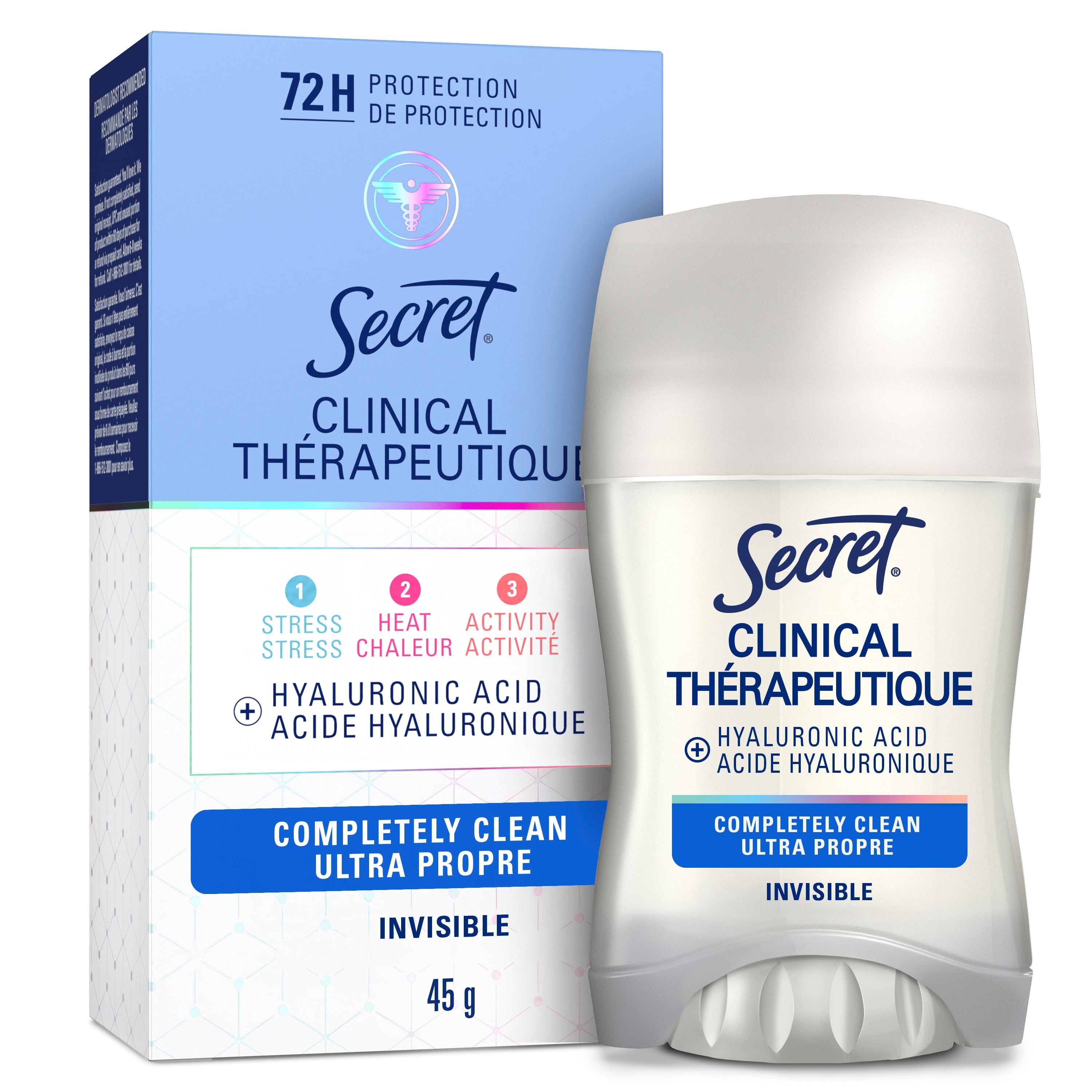 Secret Clinical Strength Invisible Solid Antiperspirant and Deodorant ...