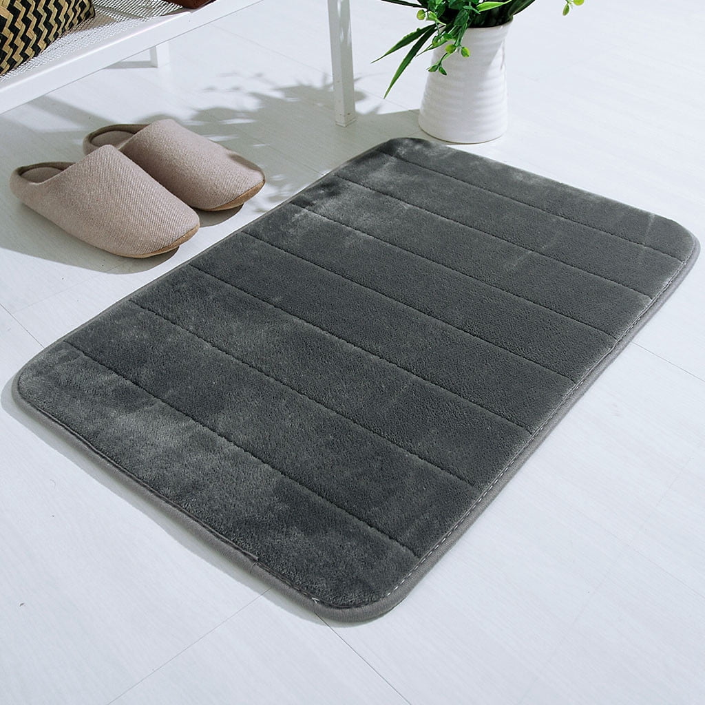 Up to 65% Off SMihono Absorbent Soft Memory Foam Mat Bath Bathroom ...