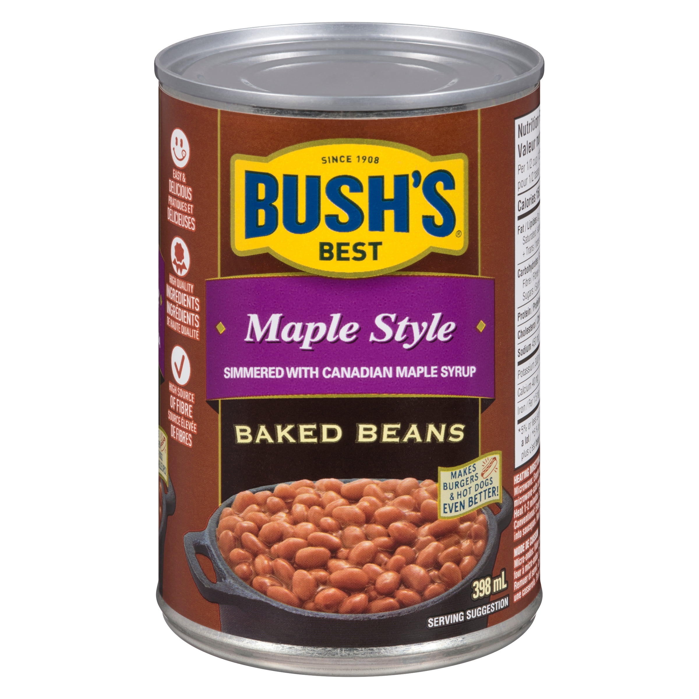 BUSH'S® Maple Style Baked Beans, 398mL, Can - Walmart.ca