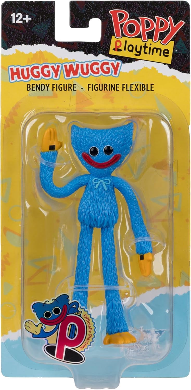 Poppy Playtime 4.5 Inch Action Figure Bendable Basic - Huggy Wuggy ...