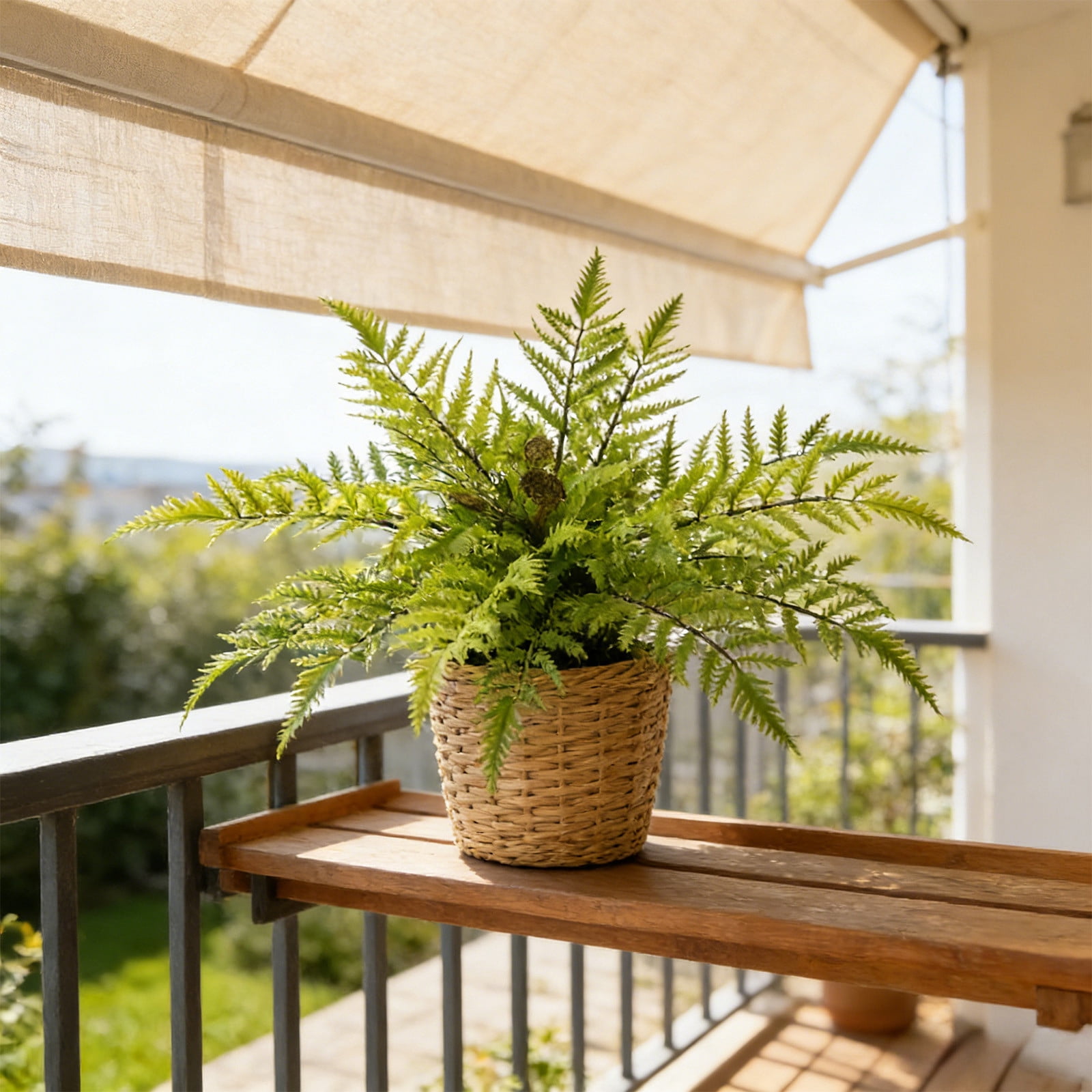 pstuiky Artificial Plants for Indoor Outdoor Decoration Wall Decor ...