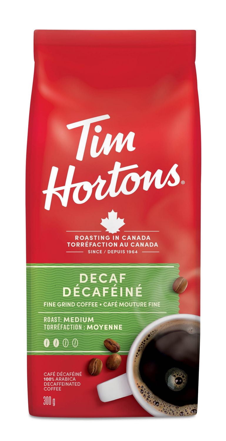 Tim Hortons Fine Grind Decaffeinated Coffee - Walmart.ca
