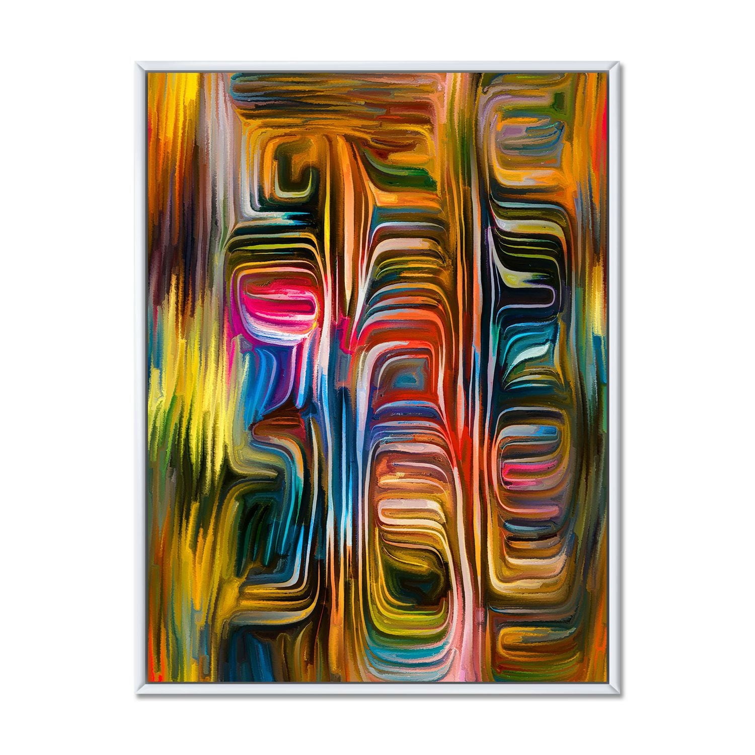 Designart Colour Fusion II FLOAT FRAME WALL ART - Walmart.ca