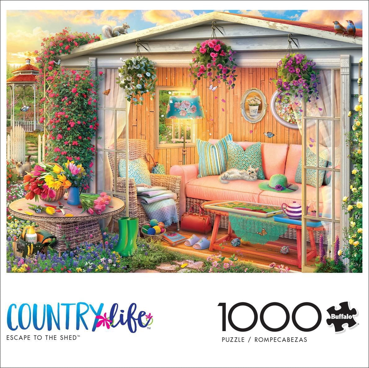 Buffalo Games – Country Life Series - Escape to the Shed - 1000 Piece ...