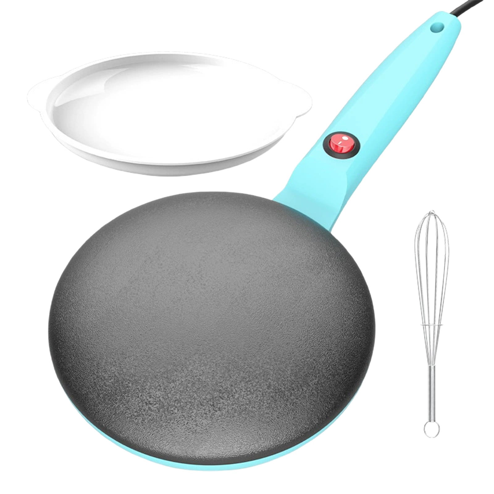 8-Inch Electric Crepe Maker Non-Stick Griddle with Auto Thermostat ...
