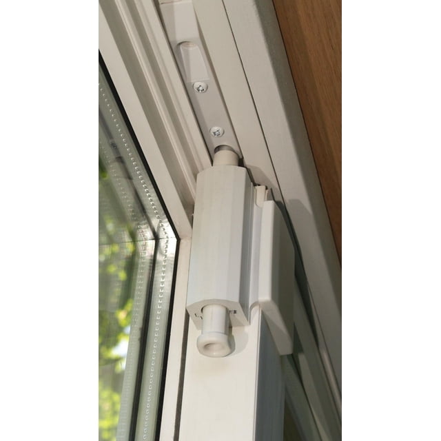The Door Guardian Metal & Plastic Patio Door Lock, White, 1 pack ...