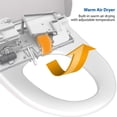 VOVO STYLEMENT Bidet Toilet Seat Heated Seat, Warm Dry and Water, LED ...