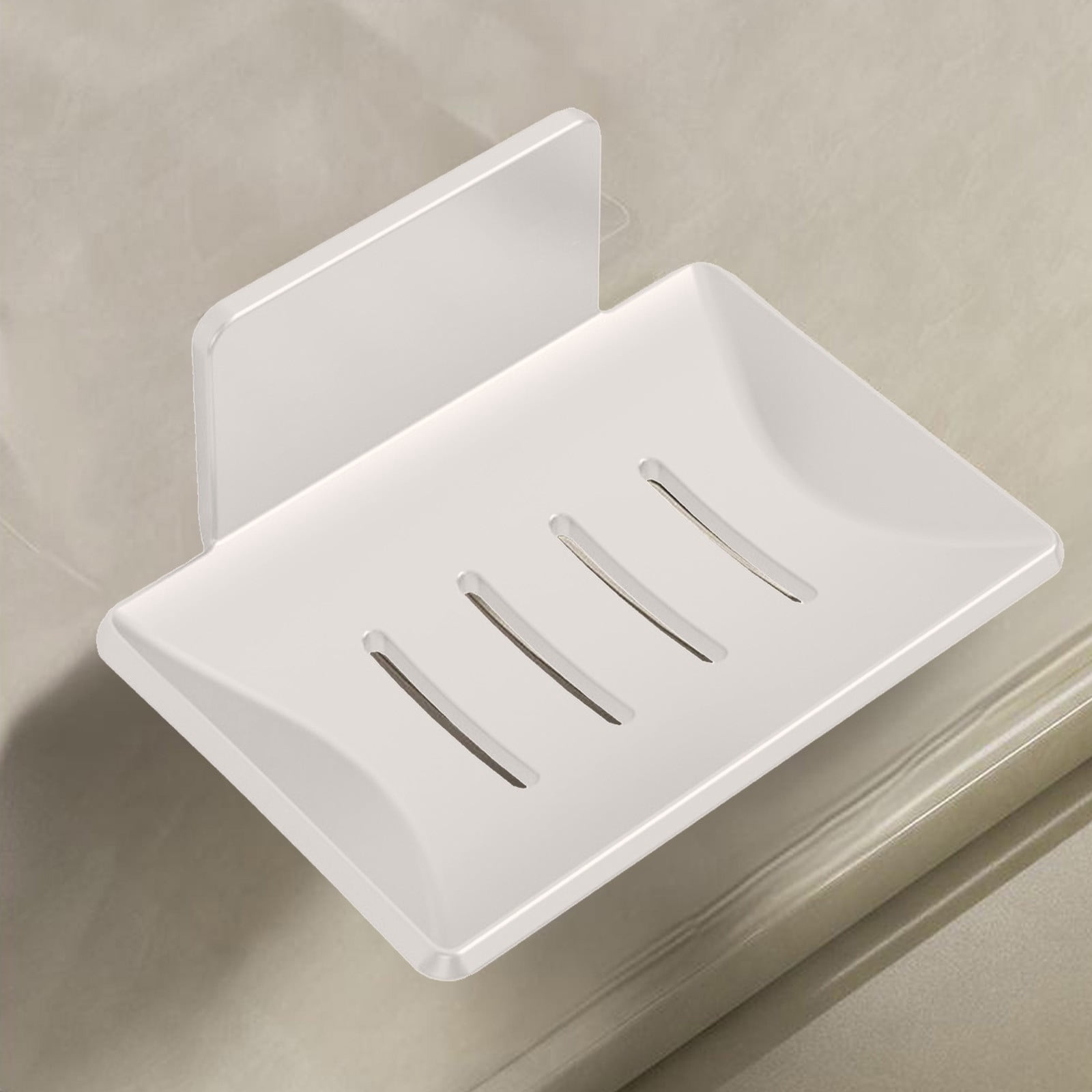 Dvkptbk Soap Holder Soap Box Wall Mounted Perforated Home Bathroom High ...