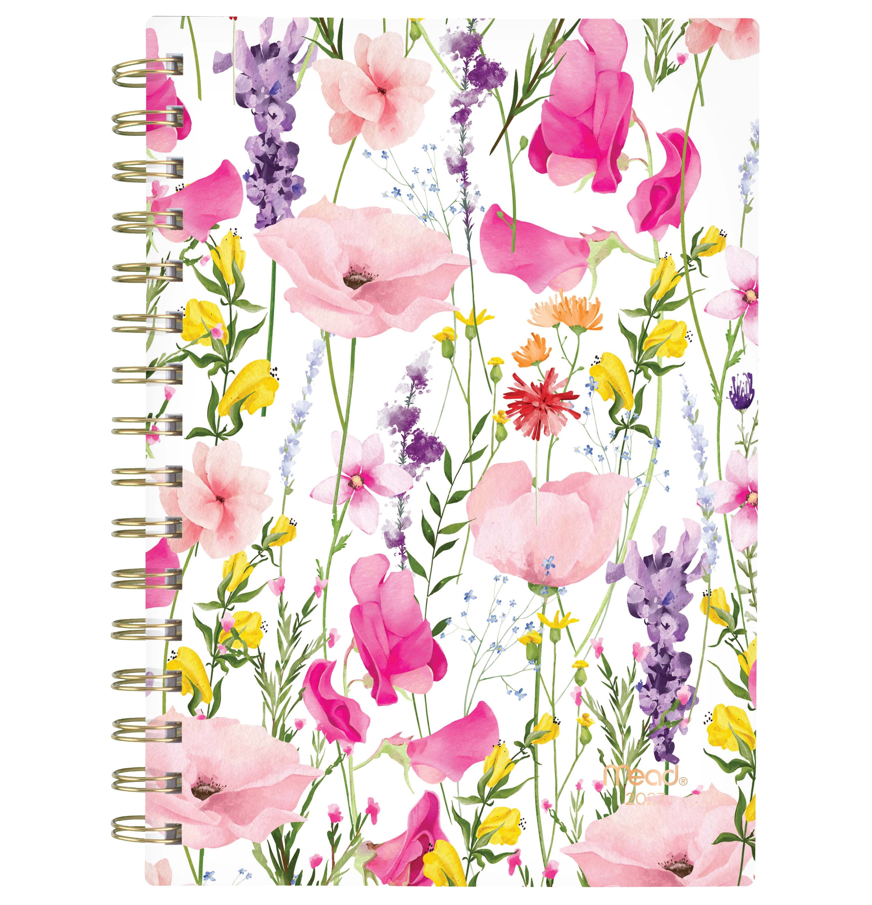 2027 Mead® Pink Cottage Floral Weekly/Monthly Planner Small - Walmart.ca