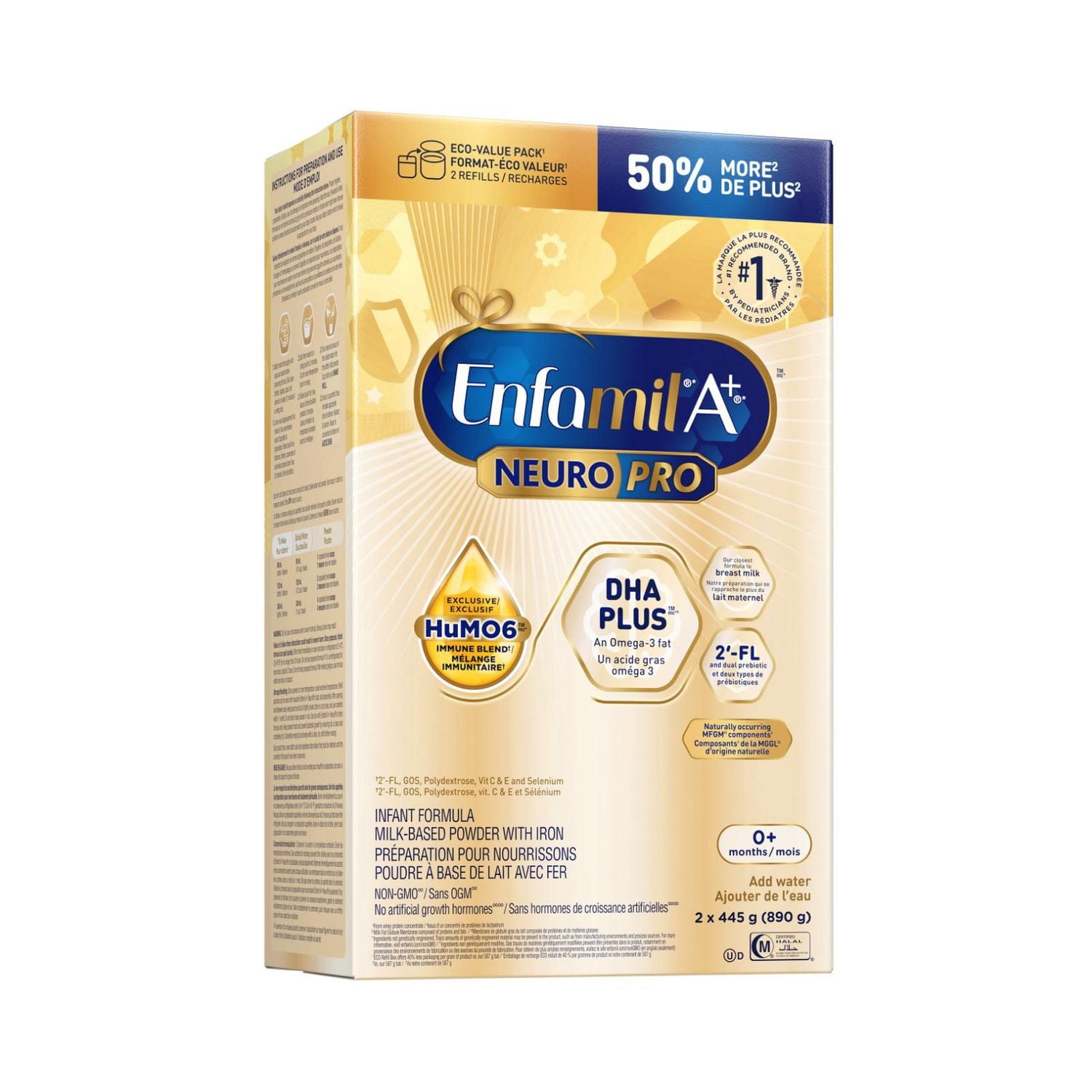 Enfamil A+ NeuroPro, Baby Formula, Infant Formula, 0-12 months, Powder ...