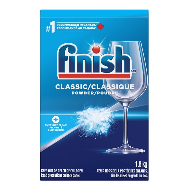 Finish Powder Dishwasher Detergent, Fresh, 1.8 kg, Advanced Formula ...