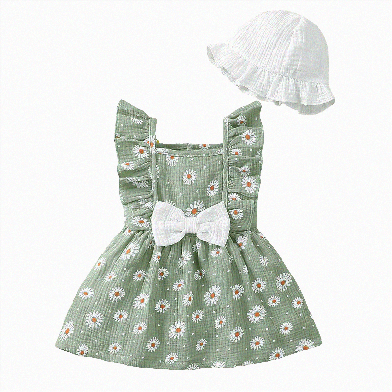 Gubotare Dress for Baby Girl Toddler Girl Baby Heart Fly Sleeve Mesh ...