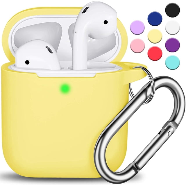 AirPods Case Cover , Soft Silicone Protective Cover with Keychain for ...