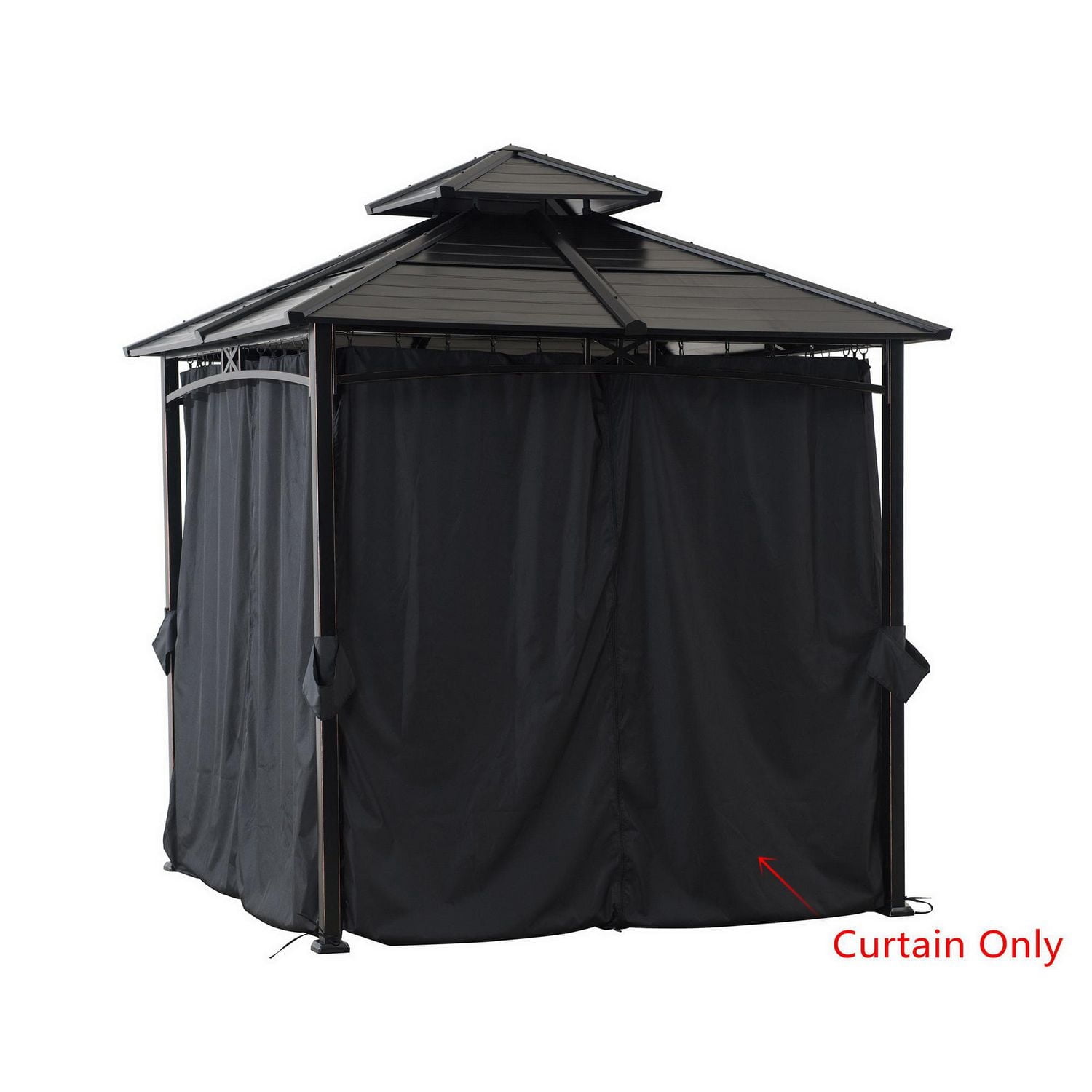 hometrends 8 ft. x 8 ft. Gazebo Privacy Curtain - Walmart.ca