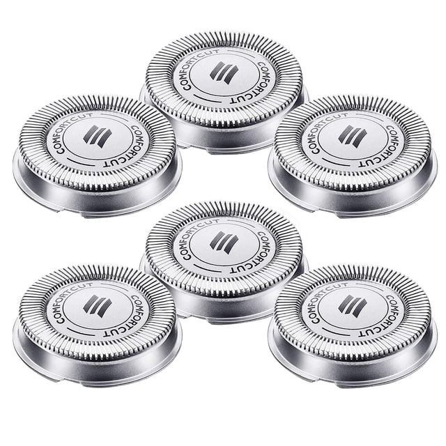 6pcs/set Shaver Heads Electric Beard Clipper Heads Replacement for ...