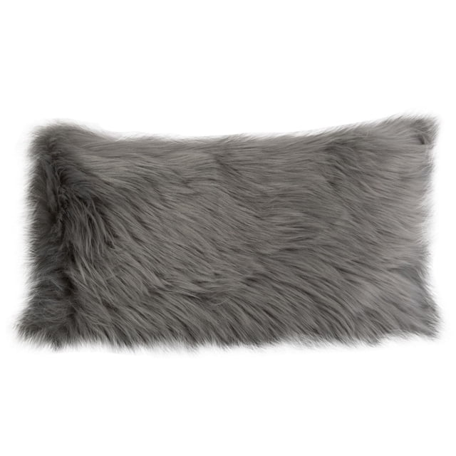 Gouchee Home Edinburgh Faux Fur Cushion 12" x 20" Set of 2 - Walmart.ca