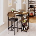 Space-Saving 3-Piece Dining Table Set for 2 – Counter Height Kitchen ...