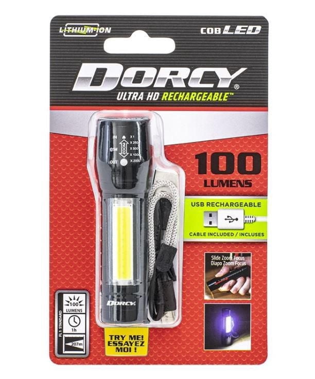 Dorcy 100 Lumen Ultra HD USB Flashlight with Area Light - Walmart.ca