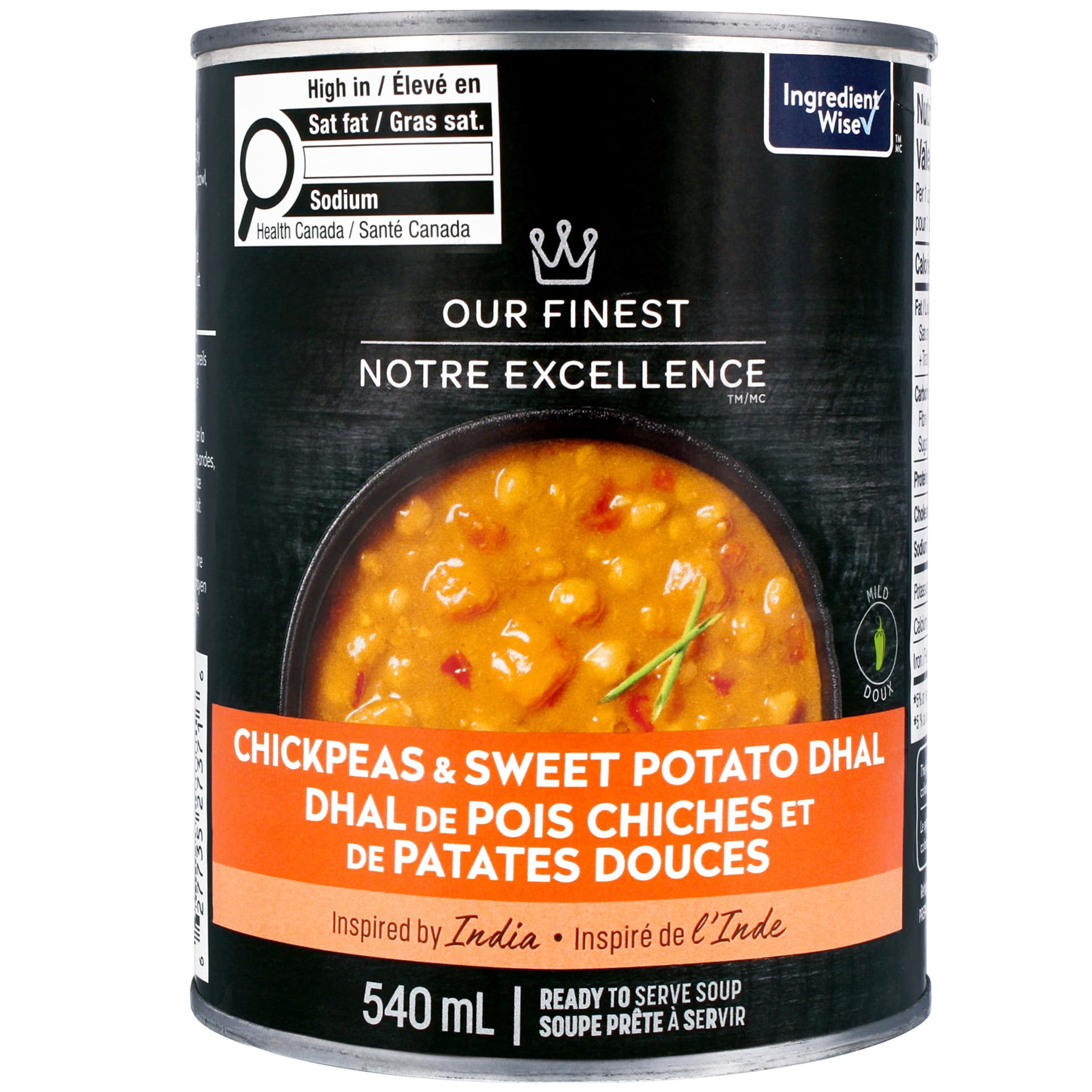 Our Finest Dhal de Pois Chiches & de Patates Douces Soupe Prête à ...