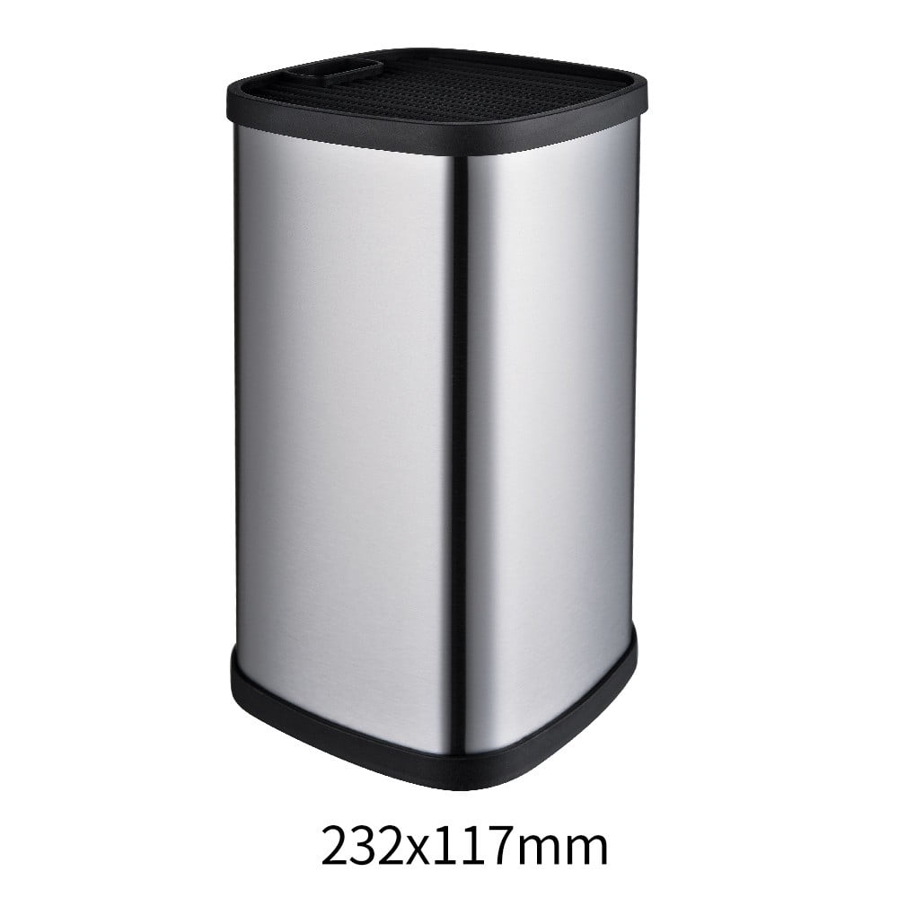 Stainless Steel Knife Block Holder– Round & Square Ventilated Knife ...