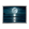 Designart Super Moon Over The Sea I Framed Wall Art - Walmart.ca