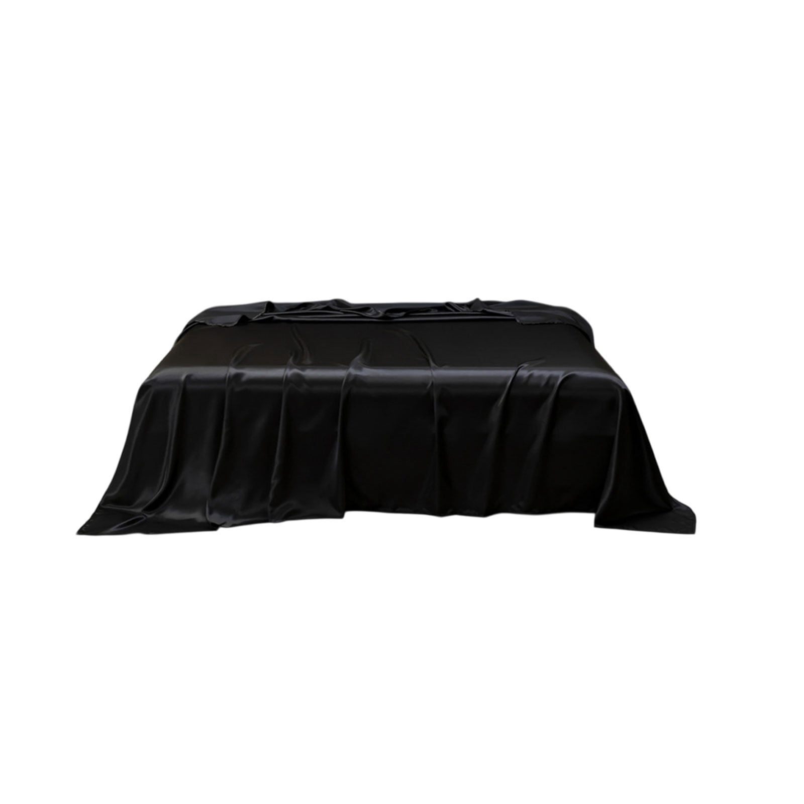 Silk-Like Satin Bed Sheet - Luxurious Washable Fabric, Hotel Quality ...